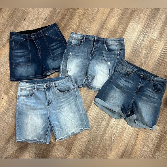 Grace & Lace | Shorts | Grace Lace Womens Jean Shorts In Blue Shades ...